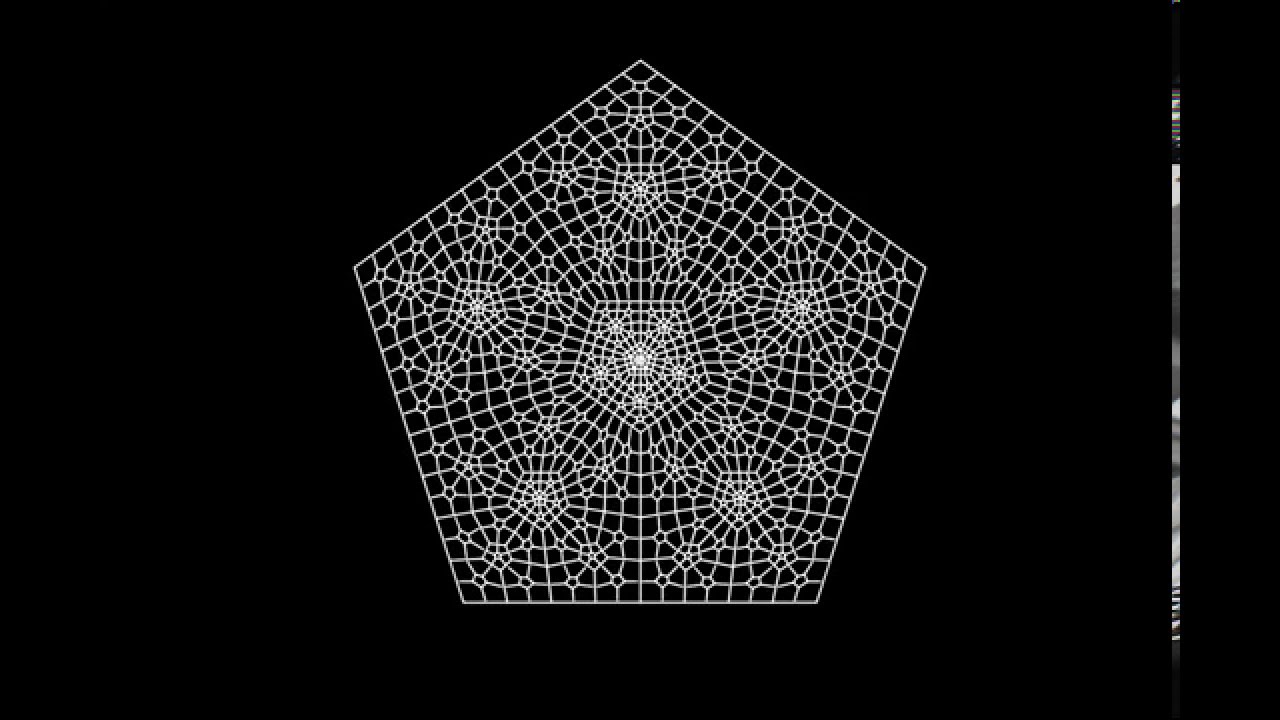 Pentagonal Rules Subdivision Animation - YouTube