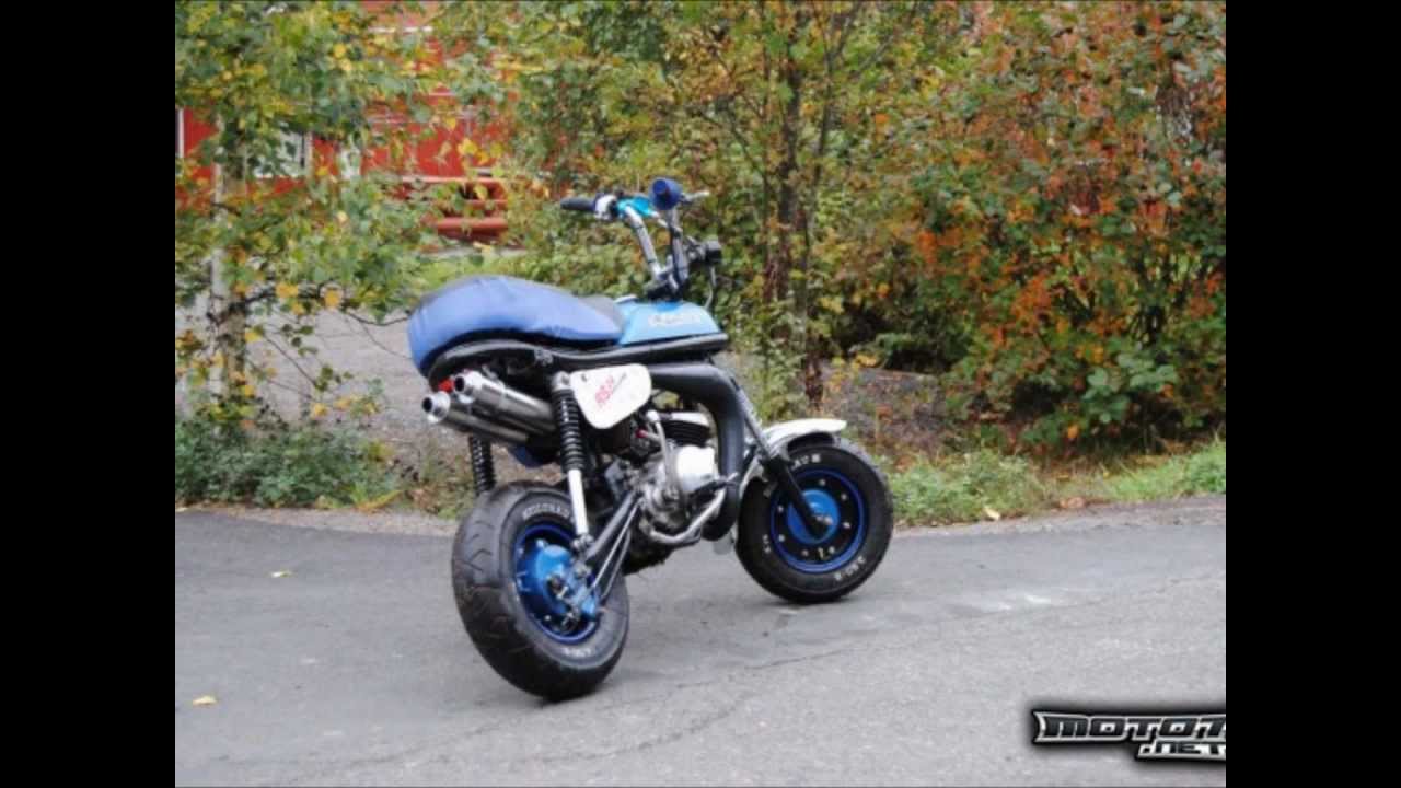 Suzuki pv & Honda monkey tuning - YouTube