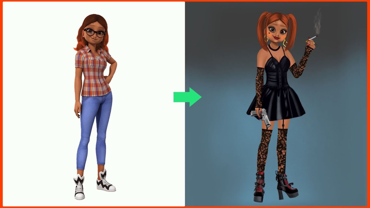 Miraculous Ladybug : Alya Glow Up into Bad girl-Disney Movie ...