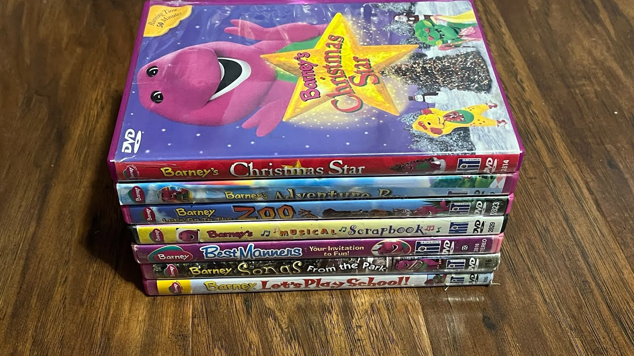 Review of My Barney DVD Collection - YouTube