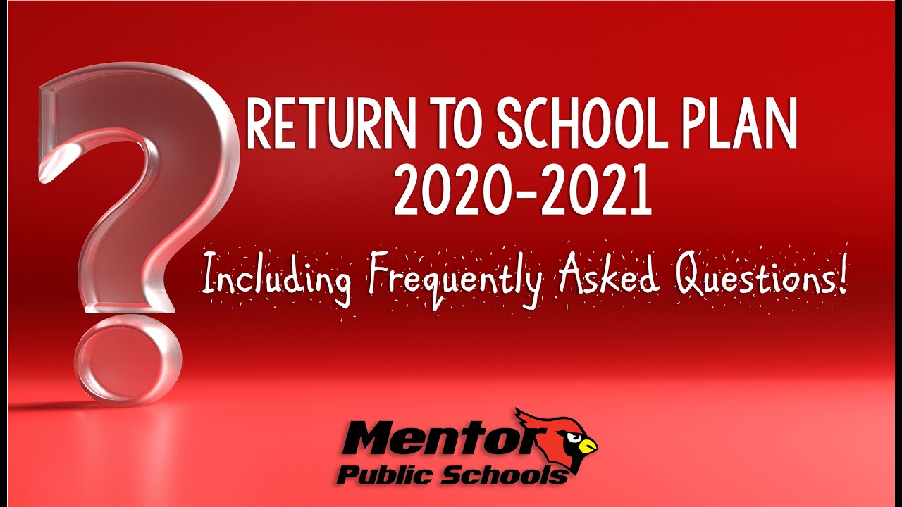 Important Update: 2020-2021 Return to School Plan - YouTube