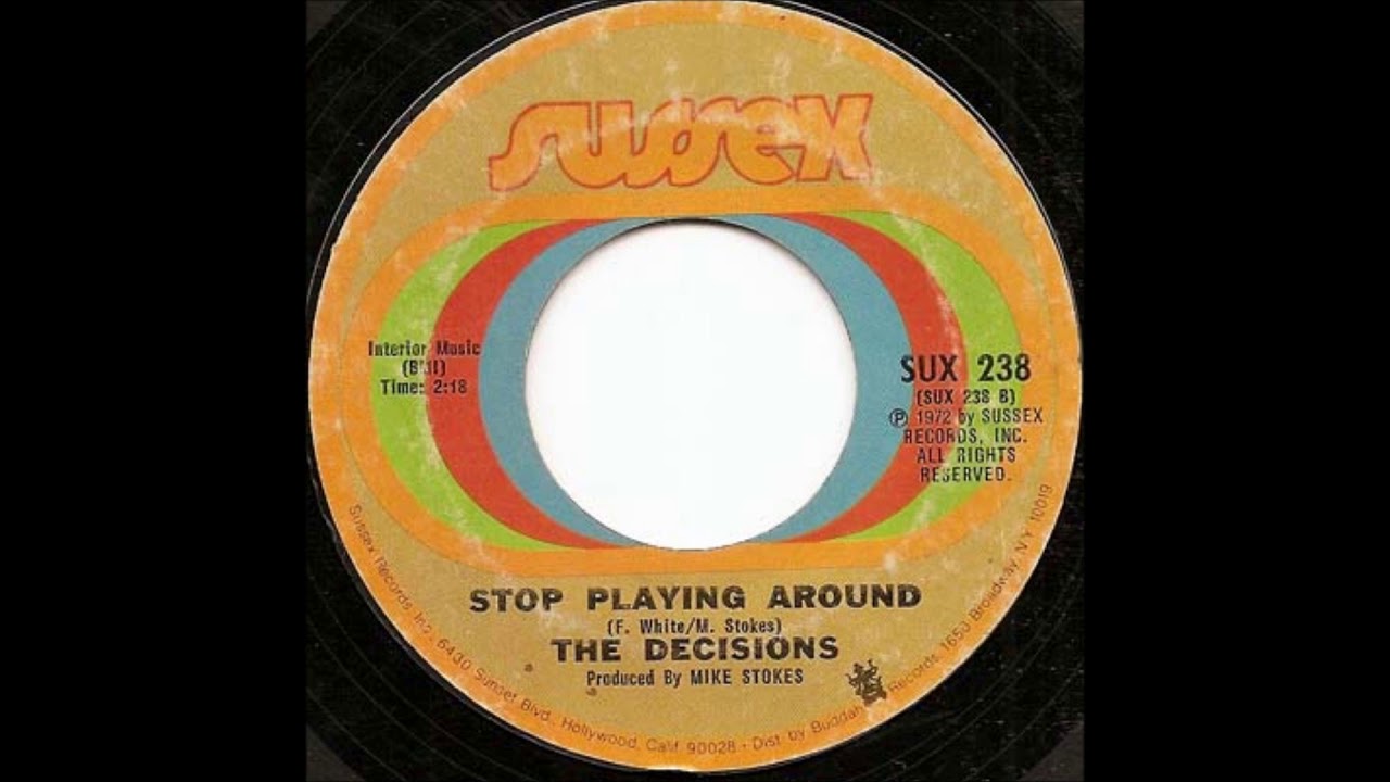 The Decisions - Stop playing around - YouTube