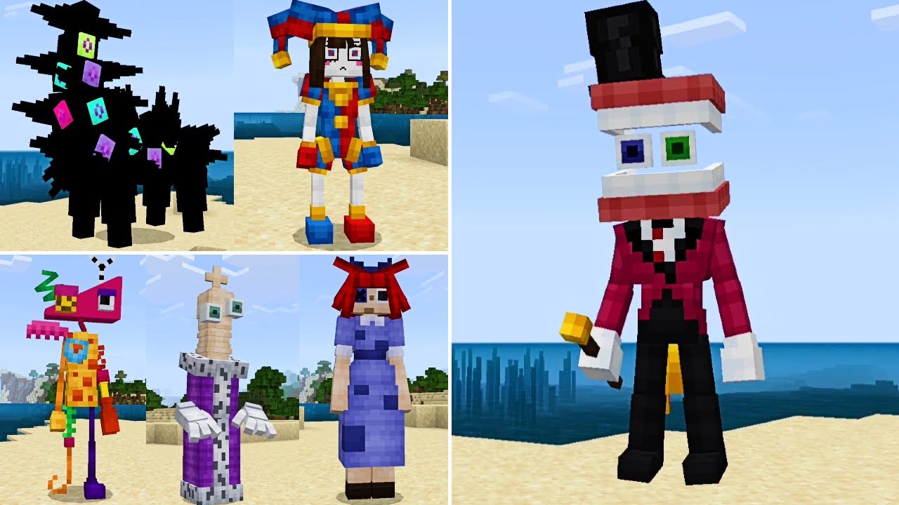 Addon de The Amazing Digital Circus para Minecraft PE - YouTube