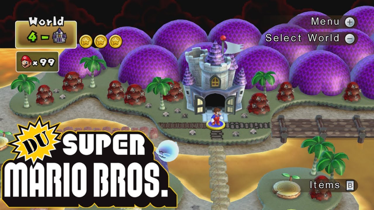 DU Super Mario Bros #14 Walkthrough 100% - YouTube