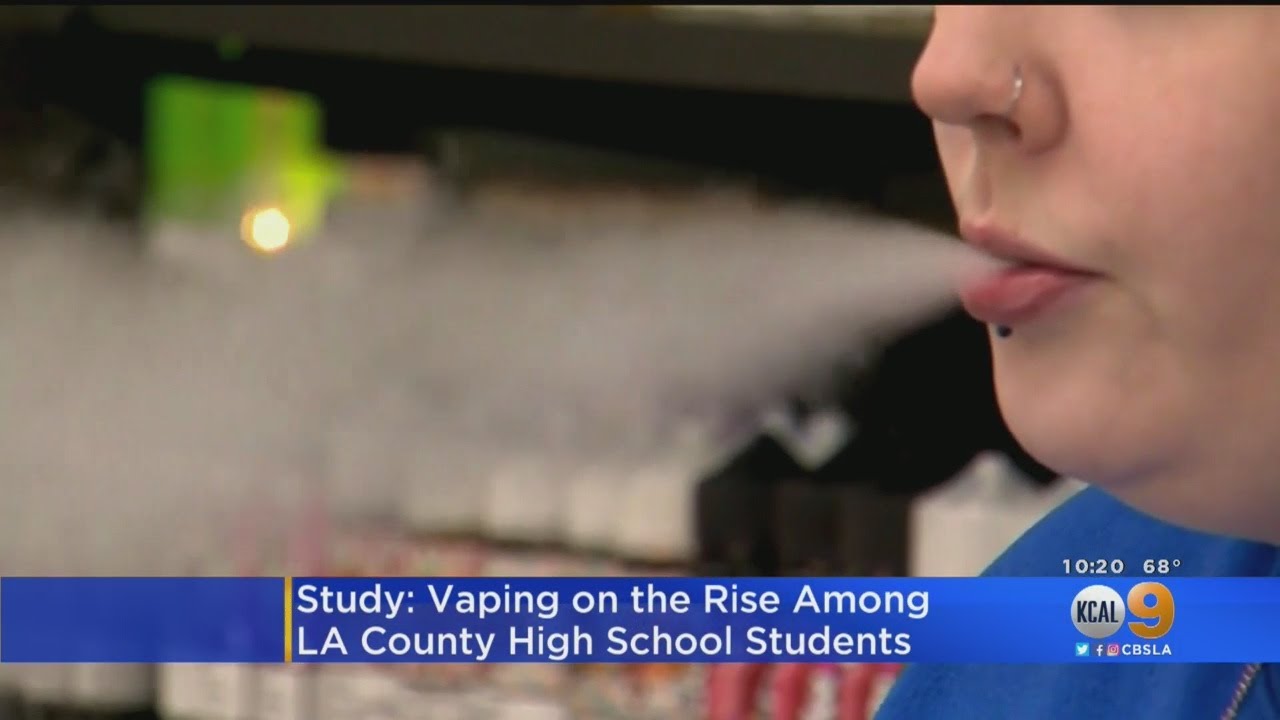 Vaping On The Rise Among LA High School Students - YouTube