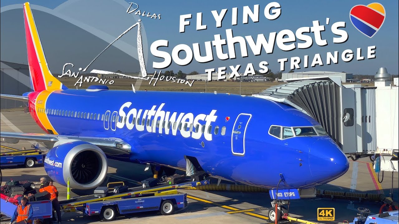 [4K] – I Flew Southwest's Original Texas Triangle! – FULL EXPERIENCE ...