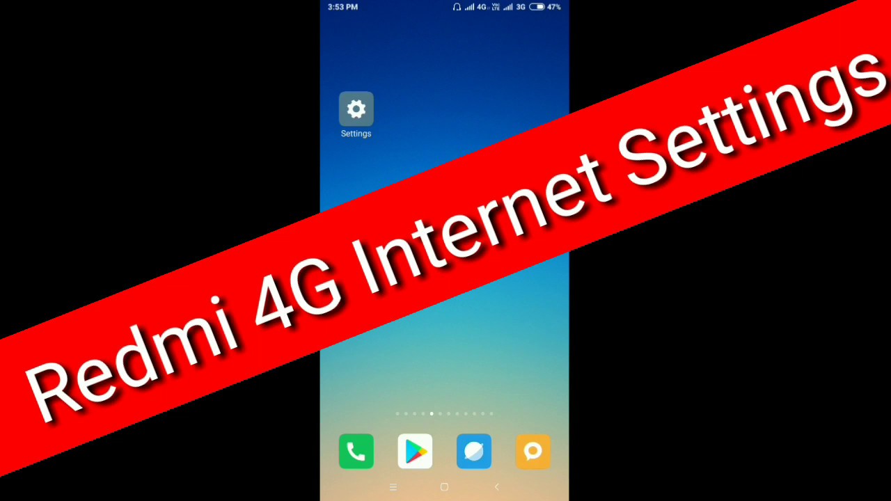 Xiaomi Redmi Note 5 & Pro || How To Enable 4G Internet Settings - YouTube