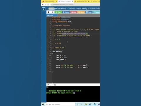 Swap Two Values Like a Programmer #shorts #programming #cplusplus # ...