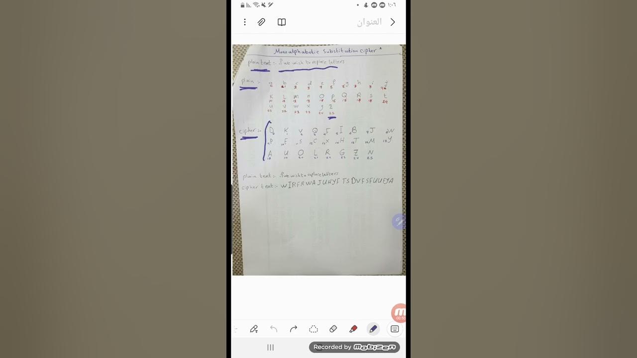 monoalphabetic cipher - YouTube