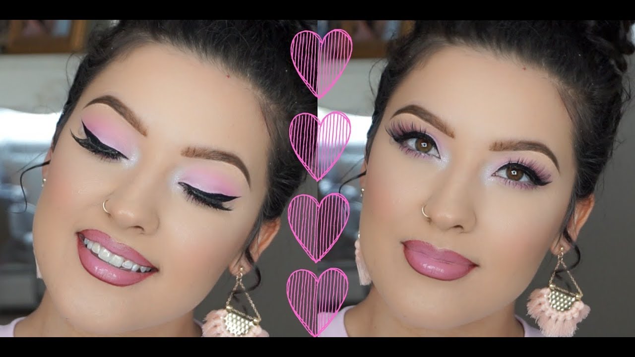 PINK SPRING MAKEUP TUTORIAL - YouTube