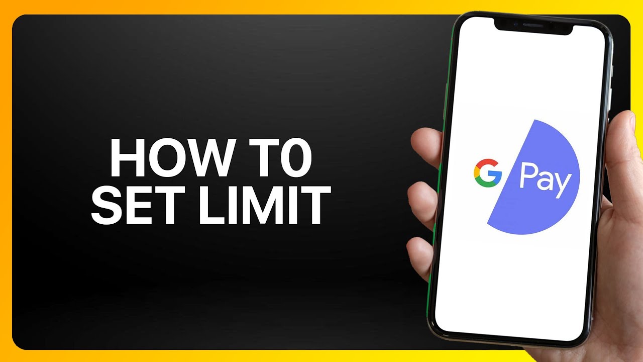 How To Set Limit In Google Pay Tutorial - YouTube
