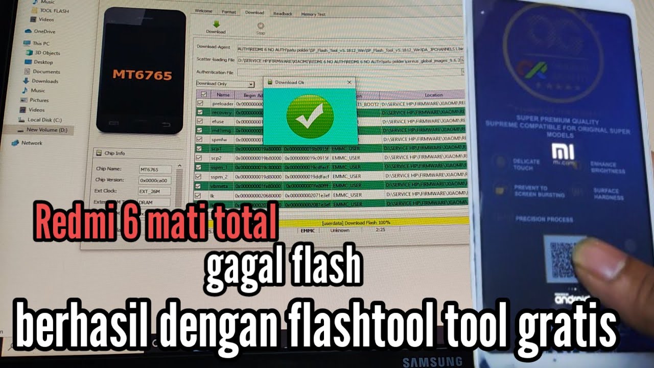 Redmi 6 Mati total gagal flash | Flash Redmi 6 mati total tanpa auth ...