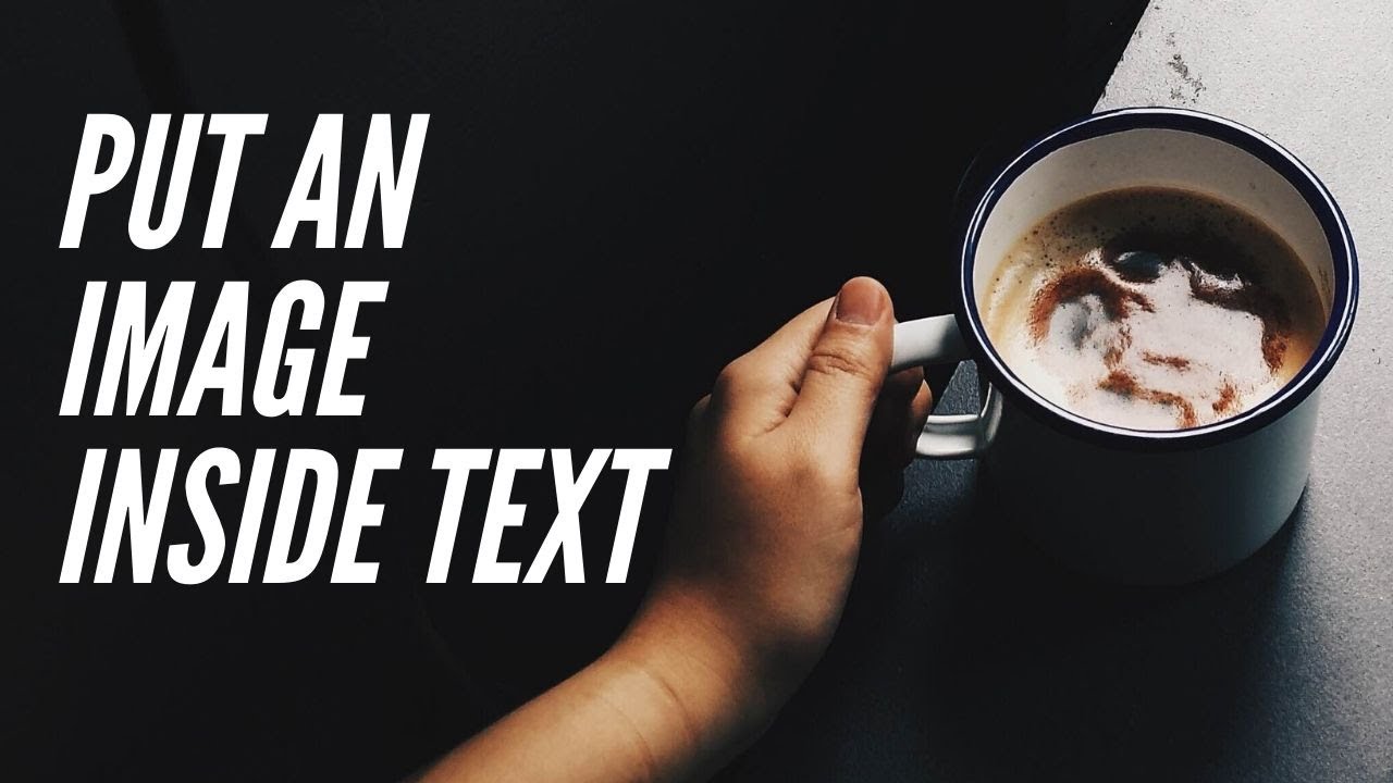Put An Image In Text Using HTML CSS YouTube Put An Image In Text Using HTML CSS YouTube