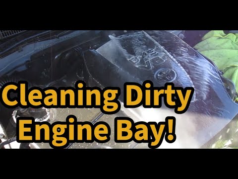 Deep Cleaning Car Engine Bay!| Auto Detailing Deep Engine Cleaning ...