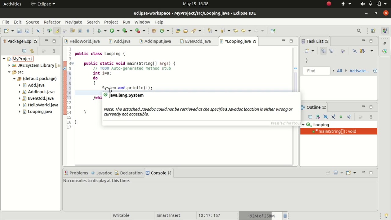 Do While Loop In Java Youtube 0865