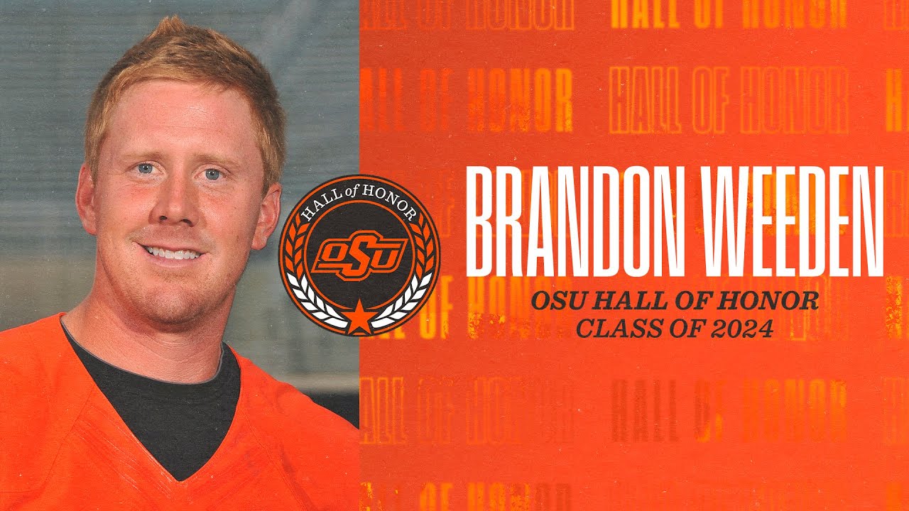 Brandon Weeden - Oklahoma State Hall of Honor 2024 - YouTube