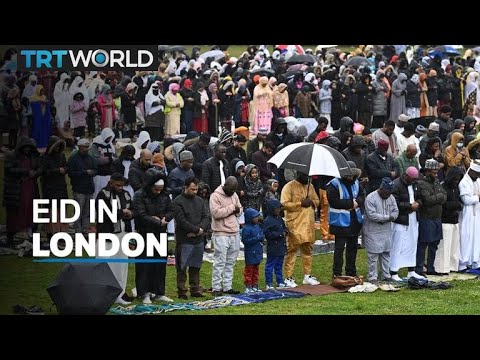 Celebrations take place across the UK marking end of Ramadan - YouTube