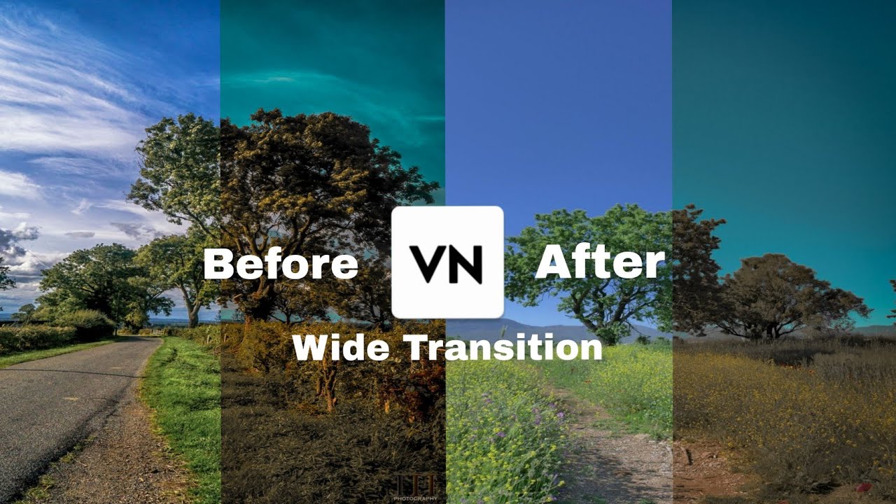Tutorial transition foto before | after di aplikasi VN - YouTube