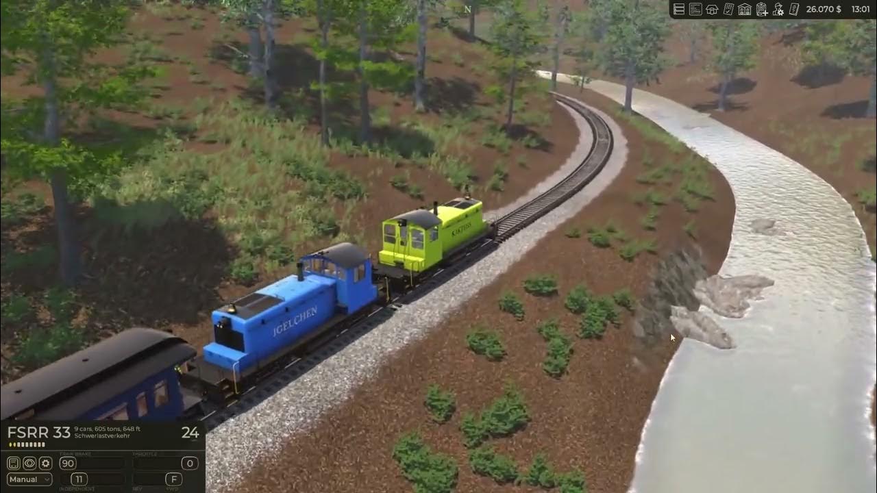 Railroader #125 - Entspannt am Fluss entlang - German l Deutsch let´s play - YouTube