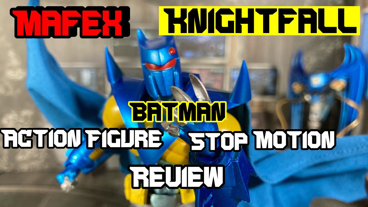 Mafex Knightfall Batman Action Figure Stop Motion Review - YouTube