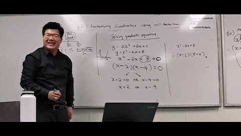 Year 10 Methods - Solving quadratic equations (null factor law ...
