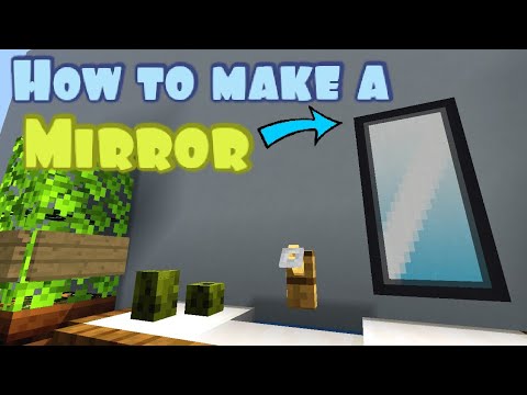 How to make a Mirror in Minecraft !? | Toturial | No mod/Addon!? - YouTube