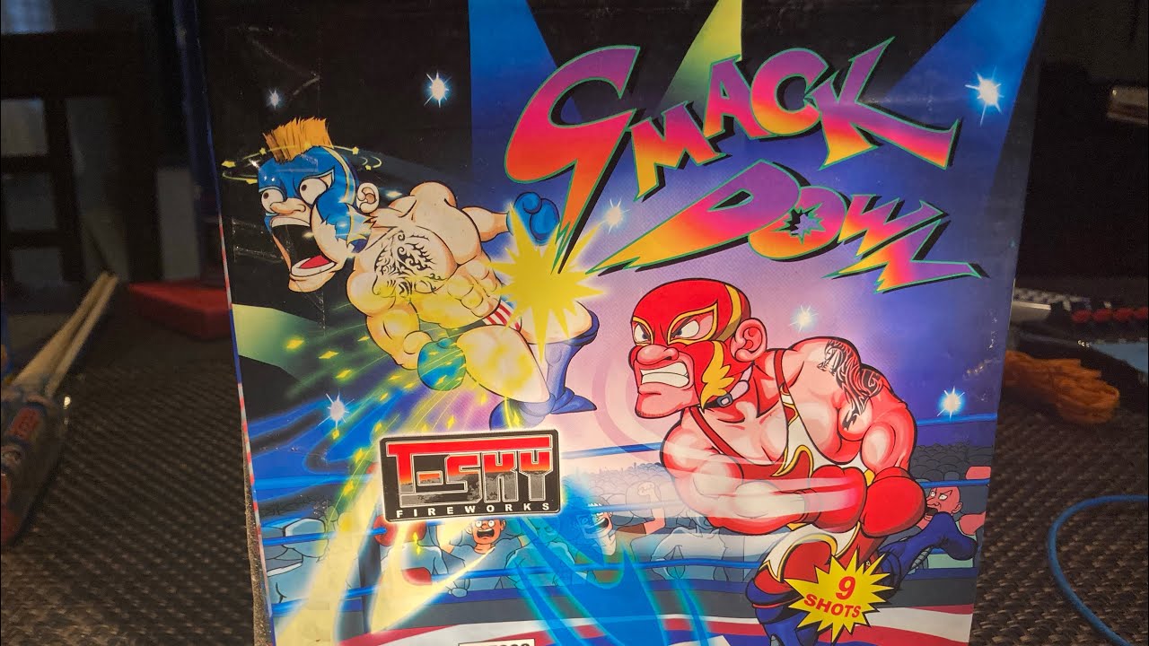 Smack Down 9 Shots By T-Sky Fireworks - YouTube