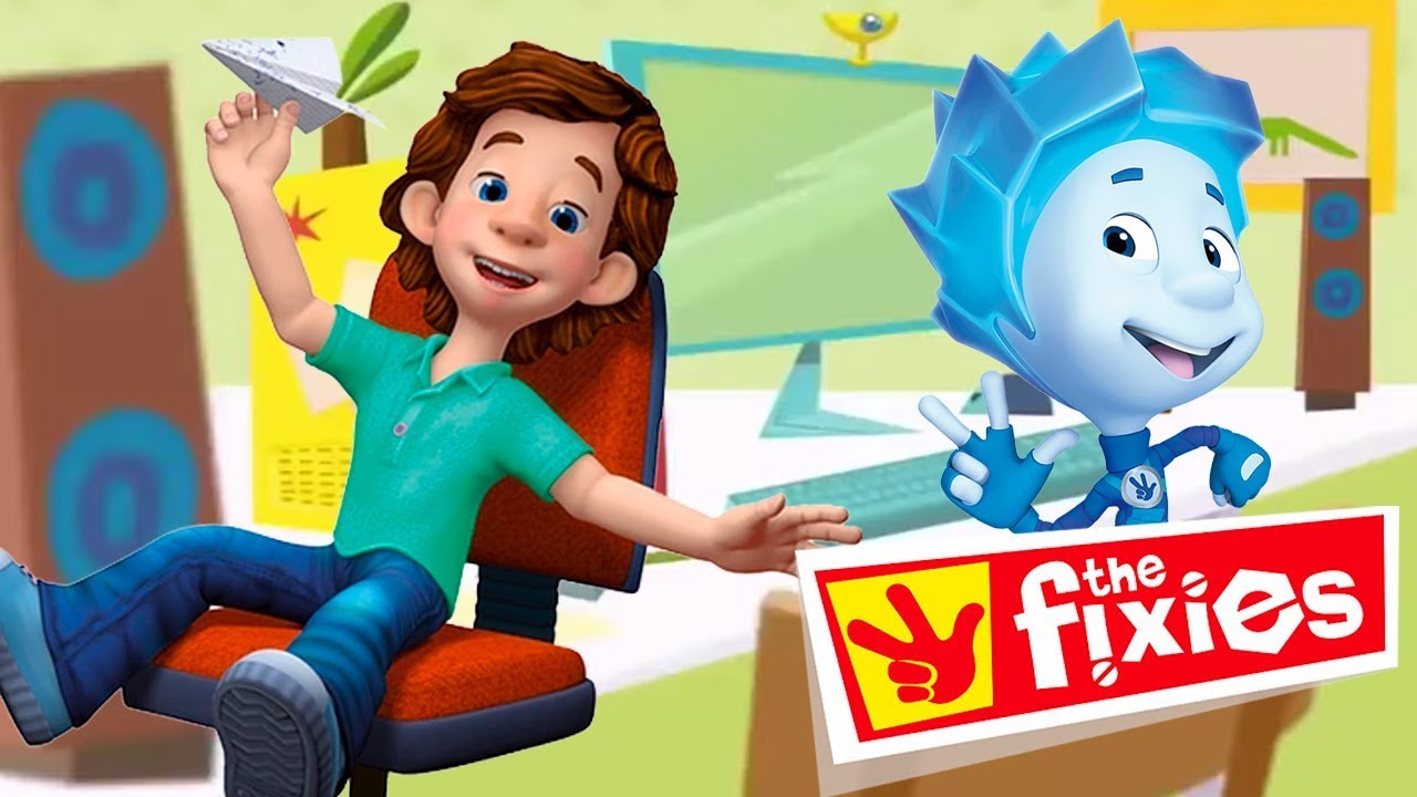 The Fixies have fun playing Computer Games in the Dark | The Fixies ...