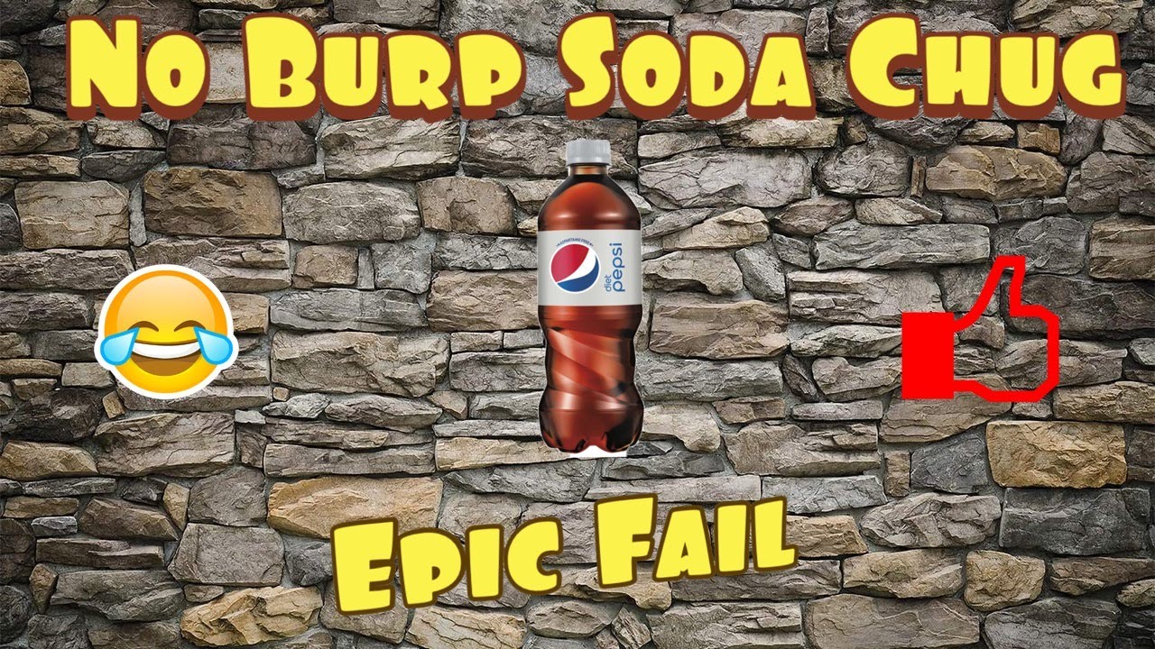 No Burp Challenge Soda Chug - No Burp Challenge. - YouTube