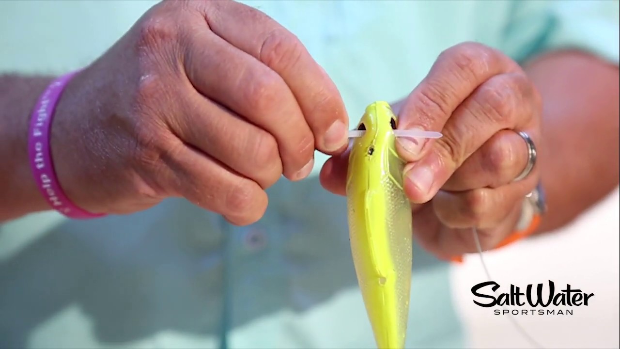 How to Rig a Zip-Tie Bridle for Live Bait - YouTube