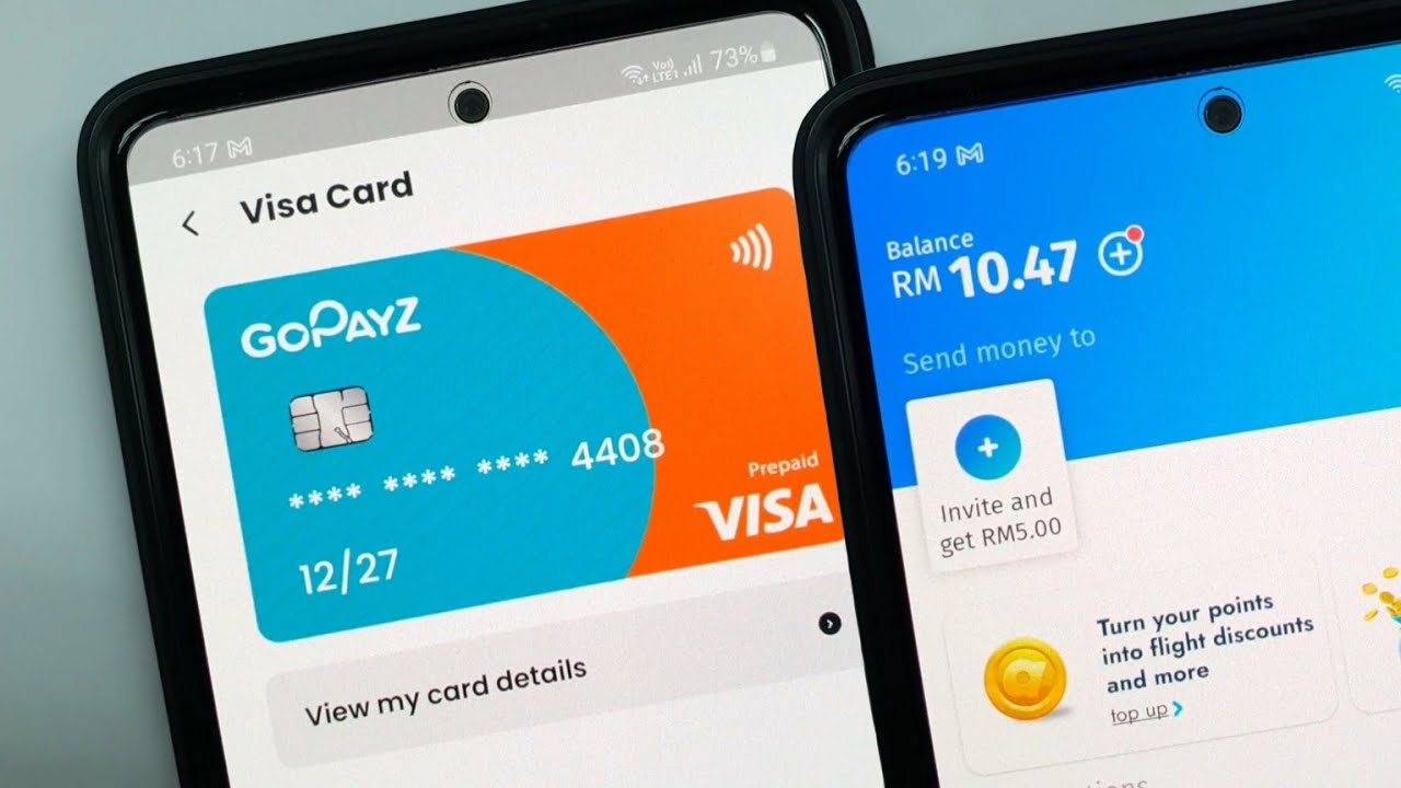 Cara TopUp eWallet BigPay menggunakan kad virtual VISA Prepaid GoPayz ...