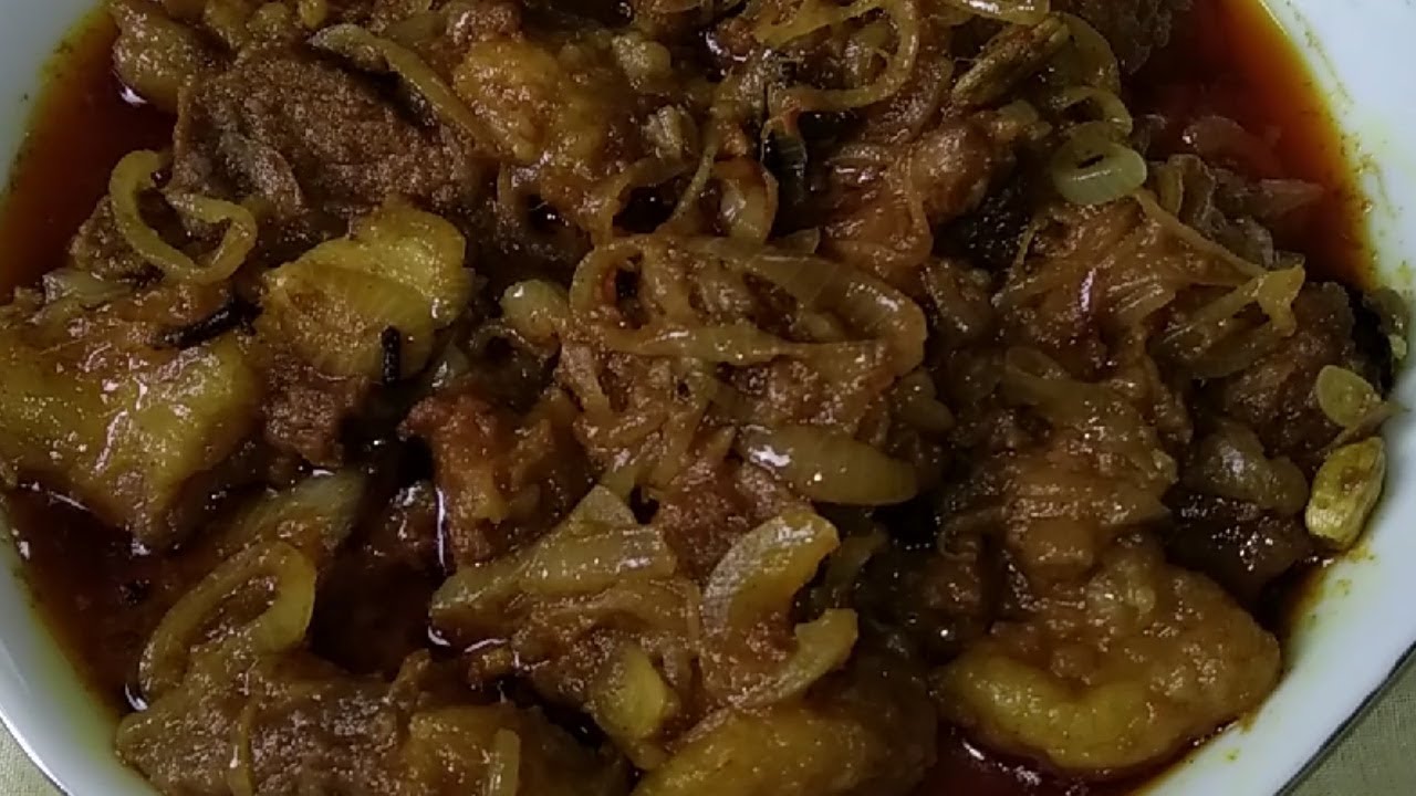 বিয়ে বাড়ির বাবুর্চি স্টাইলে বিফ দোপিয়াজা* ঈদ স্পেশাল গরুর মাংসের ...