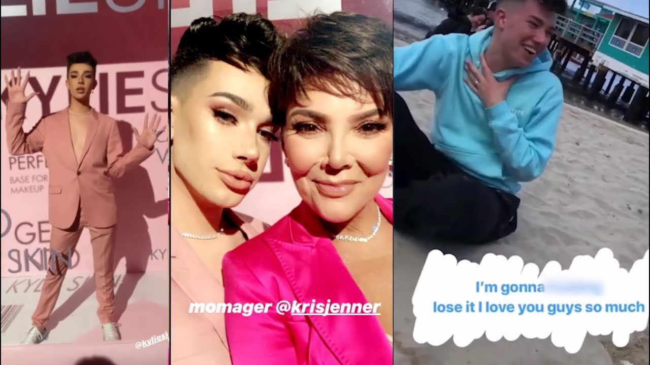1ª Aparição Pública na Festa da Kylie Jenner e Niver de James Charles ...