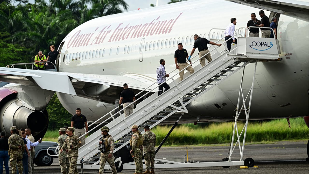 Panama deports 130 Indian migrants under deal with US - YouTube