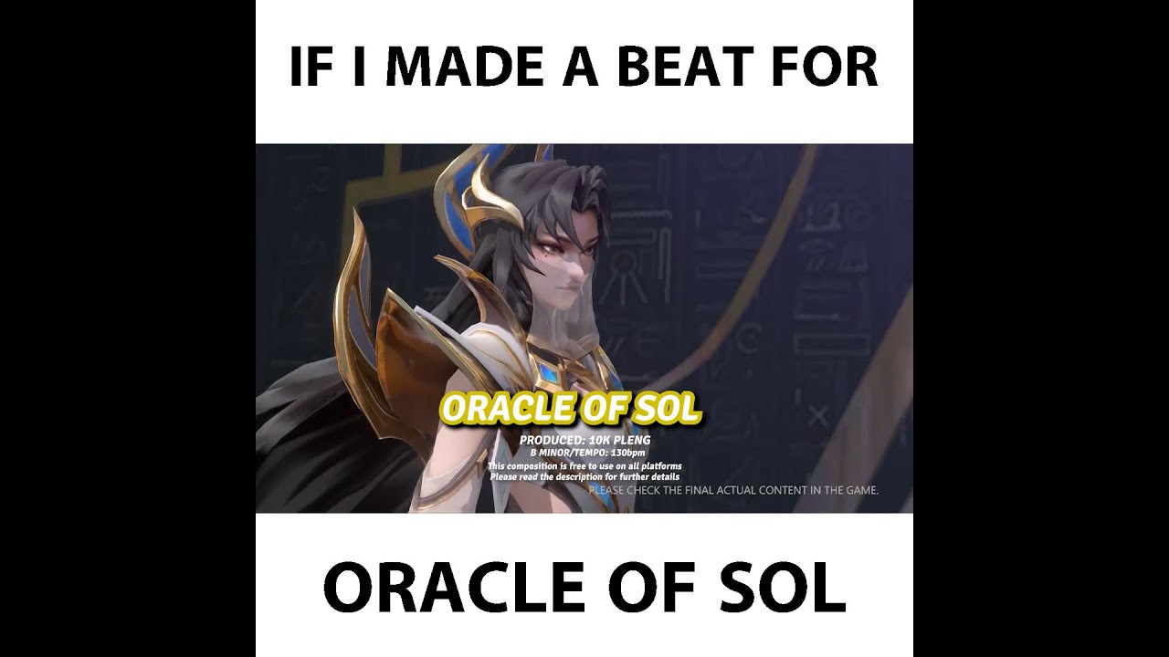 If I Made A Beat For | Luo Yi Oracle of Sol | - YouTube