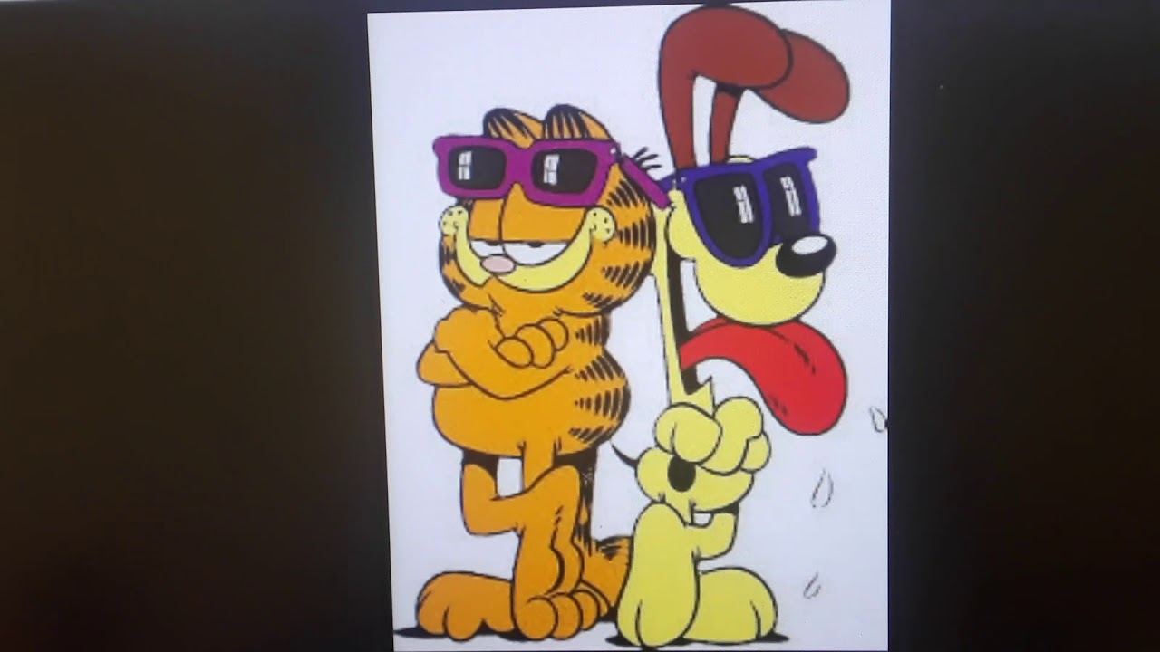 Odie (SpongeBob) vs Garfield (Sandy) - YouTube