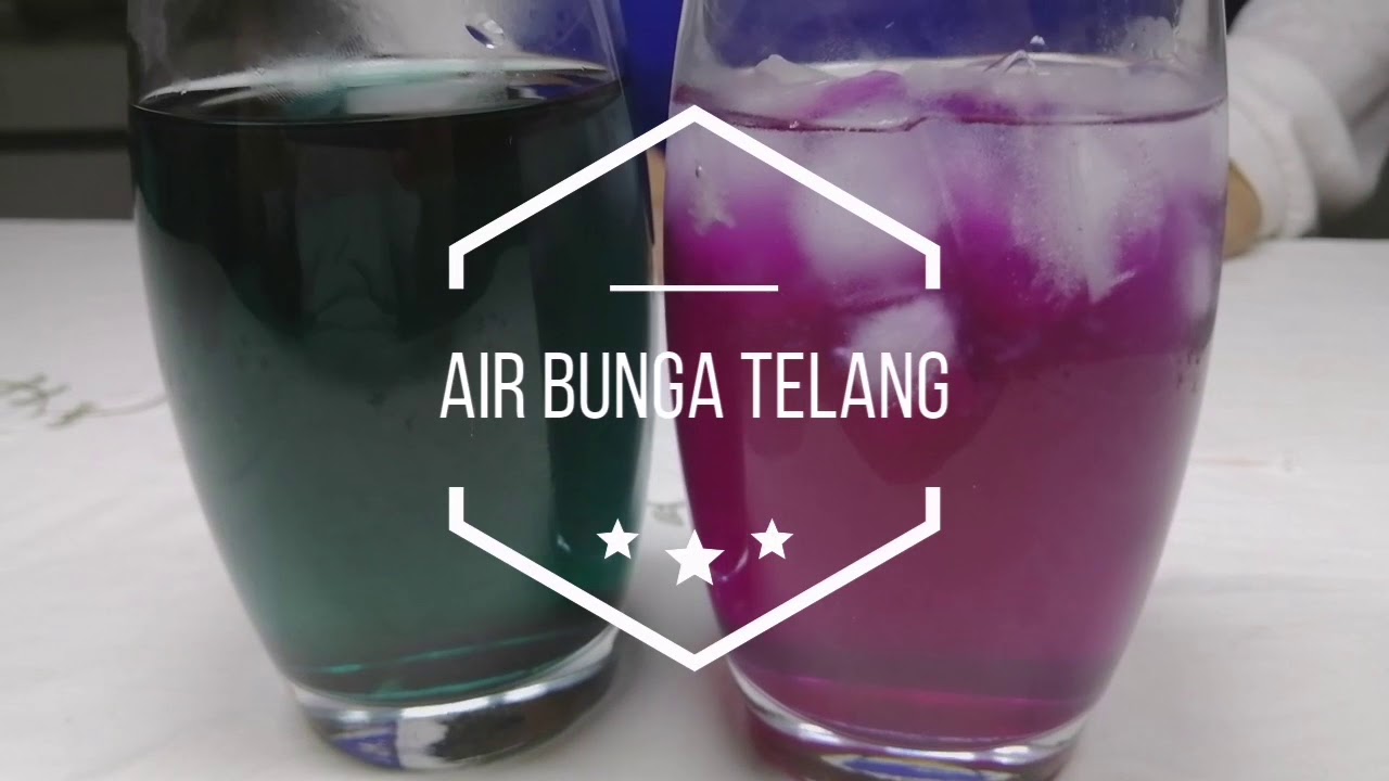 Cara Buat Air Bunga Telang Limau Madu - YouTube