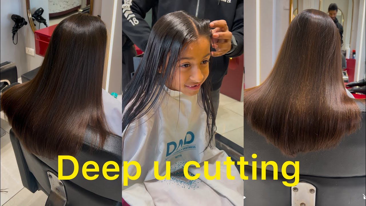 Deep u cut in just five minutes// become hair expert in five minutes ...