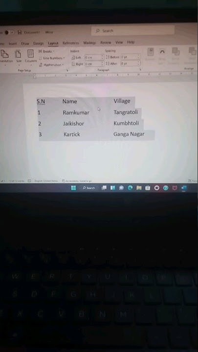 Word wise underline # shortcut keys #video - YouTube