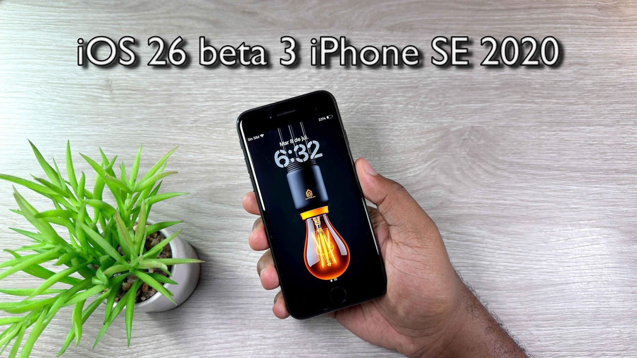 iOS 26 beta 3 en iPhone SE 2020 | Prueba de RENDIMIENTO y BATERÍA iPhone SE 2 iOS 26 - RUBEN ...