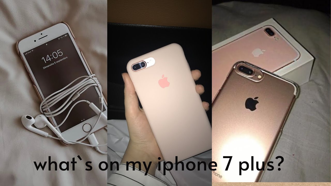 whats on my iphone 7 plus?🍒 - YouTube