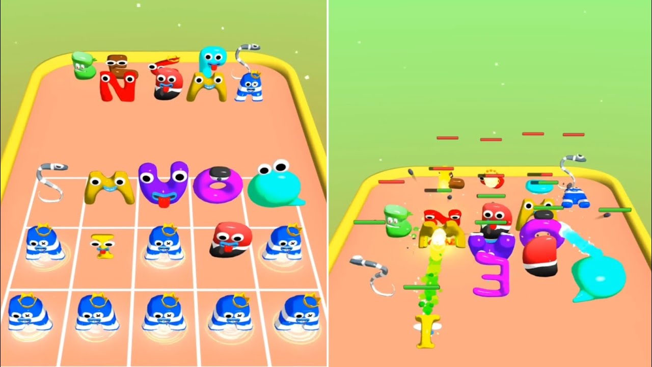 Alphabet Lore (A-Z...) !! Merge Alphabet Lore Run Fight - YouTube