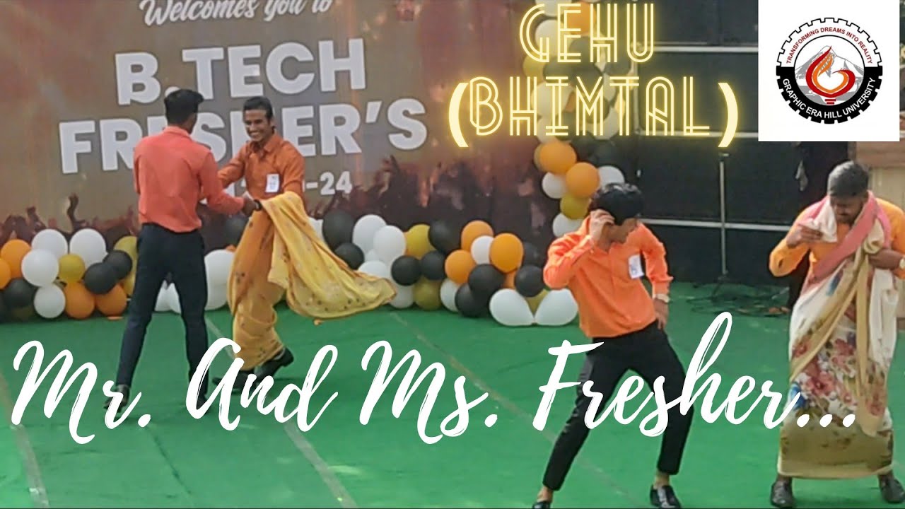 Fresher's party at gehu Bhimtal (Campus).||#Fresher's party||# ...