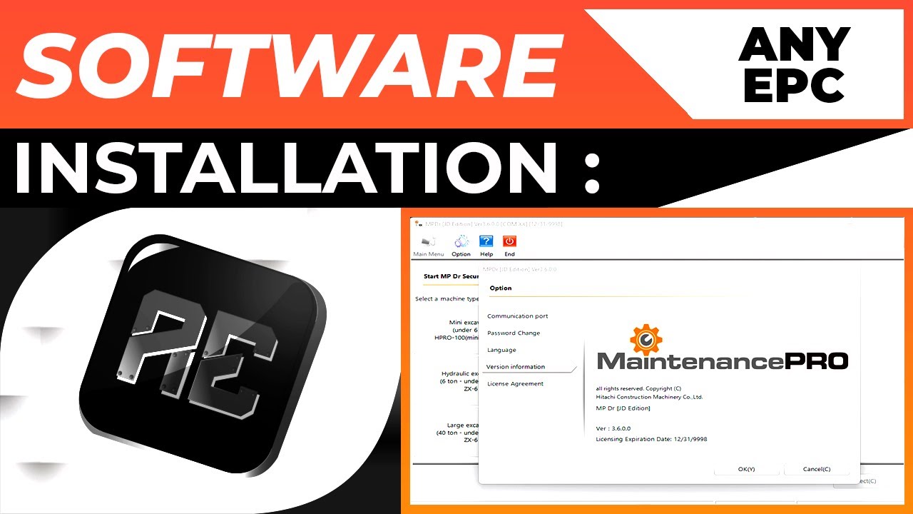 HITACHI CONSTRUCTION MACHINERY MPDR 3.12 & MPDR SECURITY 3.6 ...