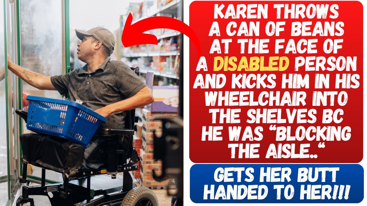 Karen Kicks A Disabled Person In His Wheelchair & Throws A Can Of Beans ...