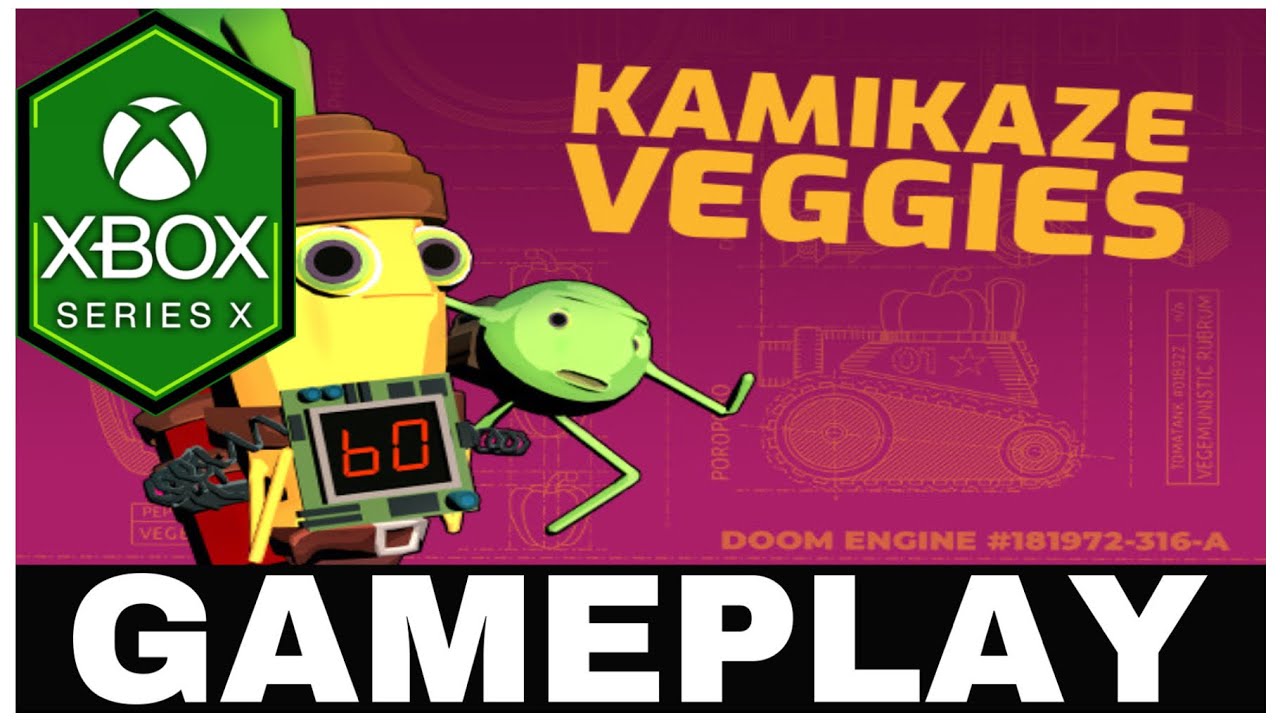 Kamikaze Veggies | Xbox Series X Gameplay | First Look - YouTube