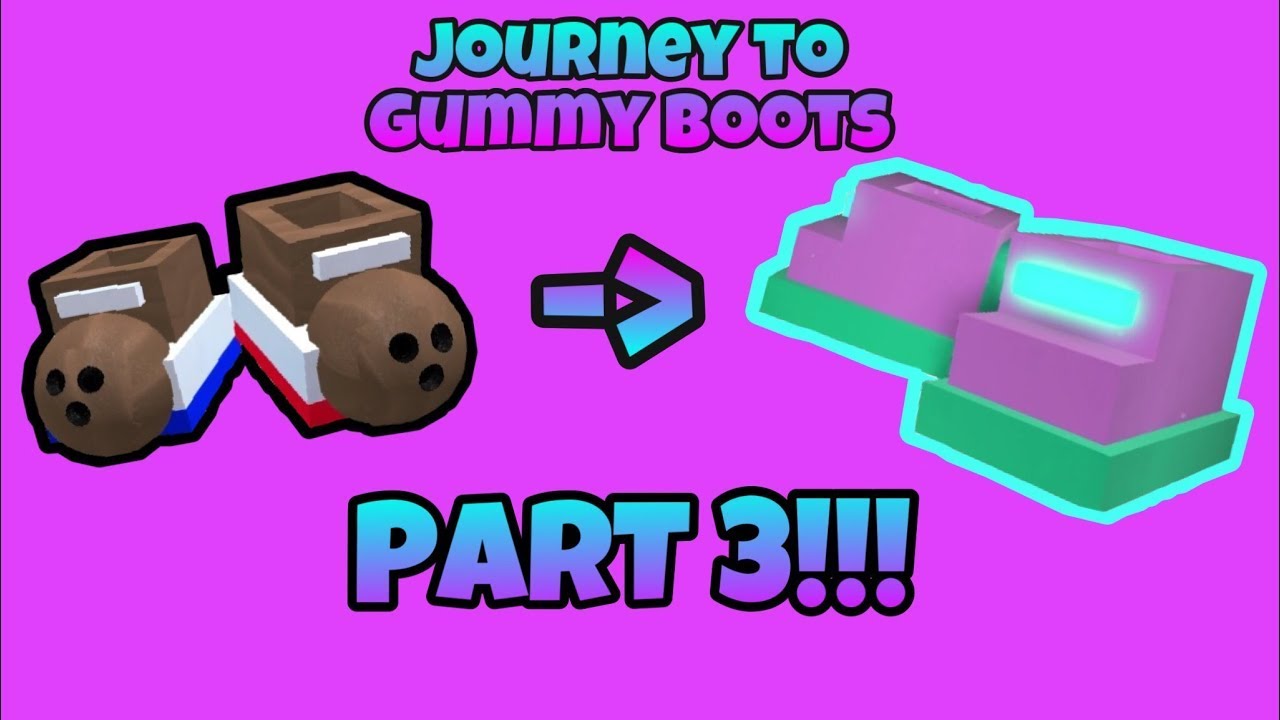 Journey to *GUMMY BOOTS* Bee Swarm Simulator (part 3) - YouTube