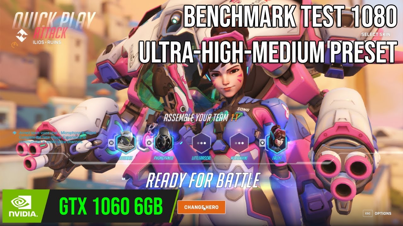 OVERWATCH 2 | i5 3470 & GTX 1060 6GB - BENCHMARK - YouTube