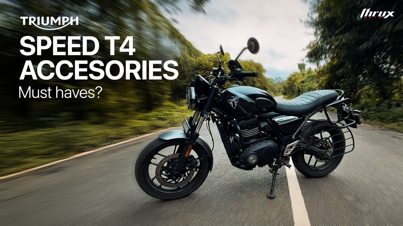 Triumph Speed T4 Accessories | Thrux Moto | 4K | Ep.08 - YouTube
