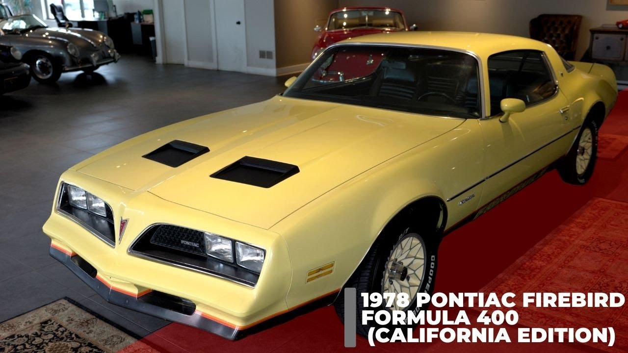 1978 Pontiac Firebird Formula 400 (California Edition) | Daniel Schmitt ...